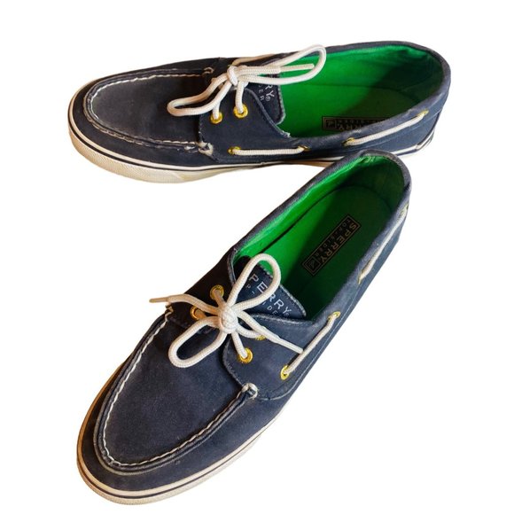 Sperry | Shoes | Sperry Topsider Blue And White Sneaker Size 85m | Poshmark